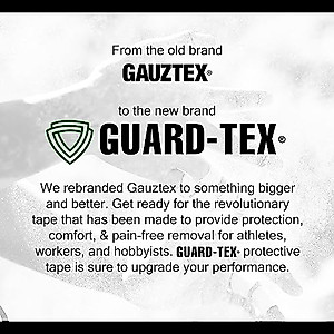 Guard-Tex Blue 1 1/2" Veterinarian Wide Tape - Self-Adhering Breathable Gauze for Non-Slip Grip and Wound Protections - 1 Roll x 7 ½ yds