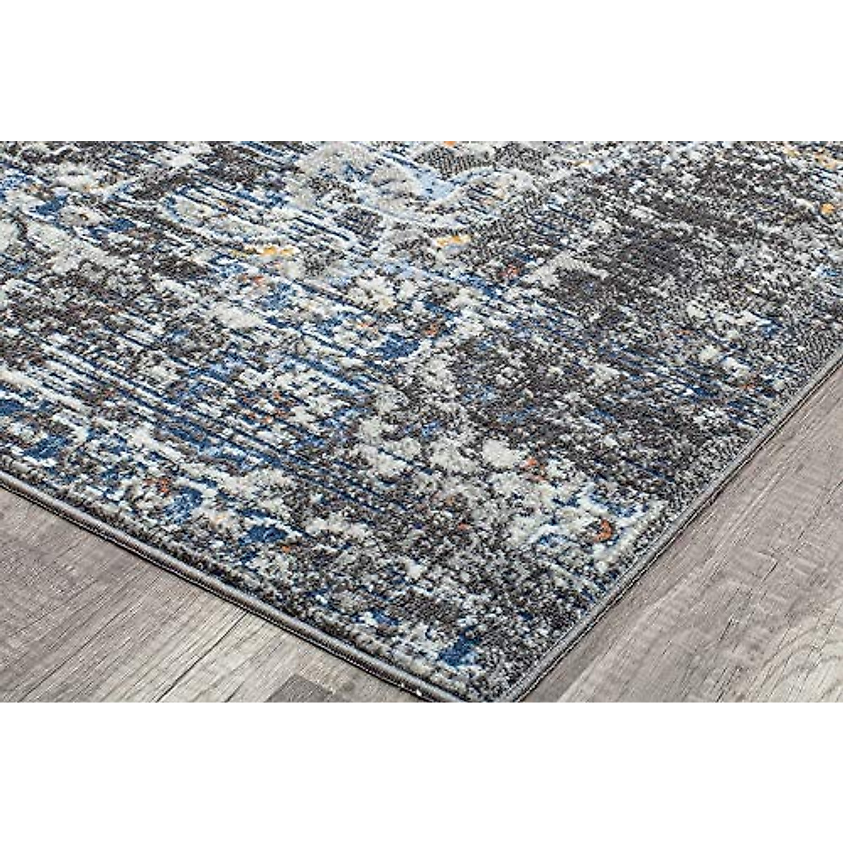 Rugs America Preston PS35A Shadow Bay Blossom Transitional Vintage Area Rug, 8'0"X10'0"