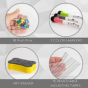 3 Month Dry Erase Wall Calendar for Easy Planning – Erasable 30" x 45" Calendar for White Boards - A Great Planner and Visual Organizer For Your Home or Office Wall