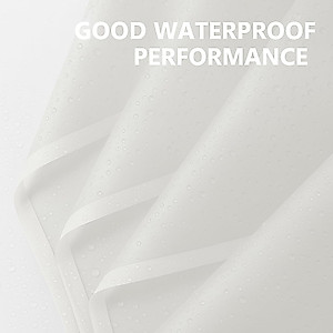 Frosted Flower Wrapping Paper White Lines Gift Packaging Florist Bouquet Supplies 20 Counts (White)