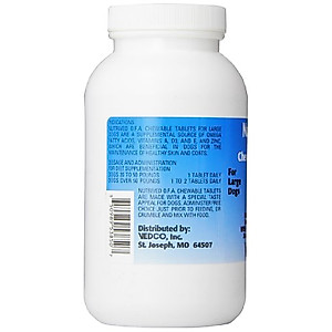Vedco 60 Count Nutrived O.F.A. Chewable Tablets for Large Dogs