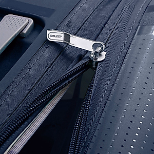 DELSEY Paris Clavel Hardside Expandable Luggage with Spinner Wheels, Blue Jean, Carry-On 19 Inch