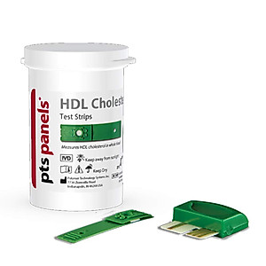 PTS Panels #1715 HDL Cholesterol Test Strip (6 strips/box) for CardioChek Cholesterol Meter by CardioChek
