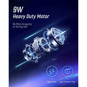 Hair Clippers SUPRENT Corded Hair Clippers for Men, 21-piece Hair Cutting Kit with 27 Cutting Length, 10 Guide Combs, Scissor, Storage Case