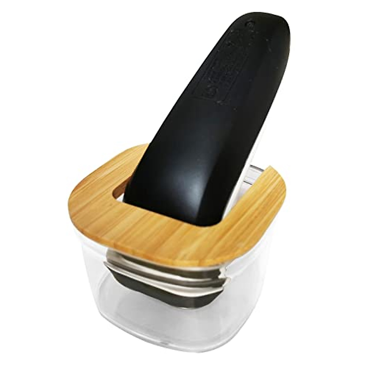 FitSand Bamboo Shaver Rinse Stand Compatible with Remington PR1335B R3000 Series Men's Electric Razor