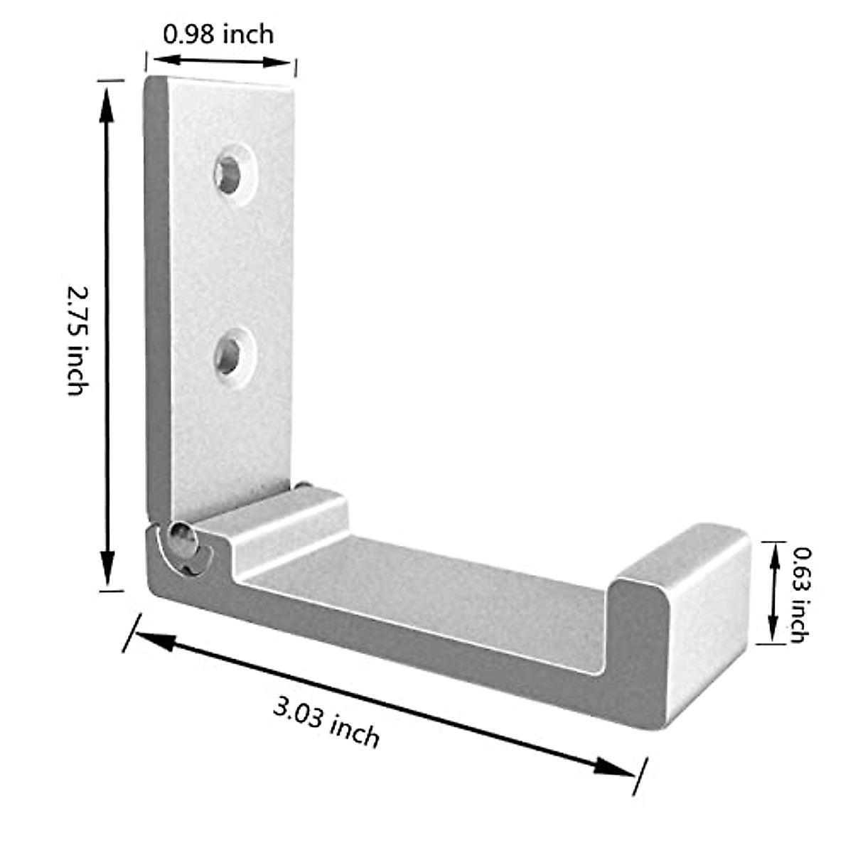 szhdx Folding Coat Hooks, 6Pcs Heavy Duty Wall Hooks, Aluminum Alloy Foldable Headphone Holder Hooks Wall Mounted with 12 Screws for Hanging Coat, Hat, Towel, Bag,( MatteSilver)