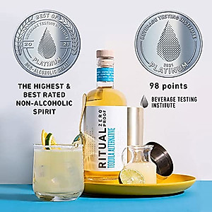 RITUAL ZERO PROOF Gin & Tequila Alternatives | Award-Winning Non-Alcoholic Spirits | 25.4 Fl Oz (750ml) Each | Zero Calories | Keto, Paleo & Low Carb Diet Friendly | Alcohol Free Cocktails