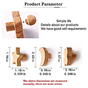 4Pcs Wood Adhesive Hooks Wall Mounted Natural Beech Wooden Coat Wall Hooks, Entryway Heavy Duty Modern Single Organizer Towel Hooks Hangers Creativity Decorative Handmade Craft Hat Rack(Flower shape)