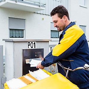 10 Sheet 3 Inch Mailbox Numbers and Letters Cut Classic Style Self-Adhesive Vinyl Waterproof Stickers Letter Decals Sticky for Outside Signs, Window, Door, Car, Truck, Home, House Address (Black)