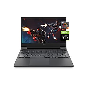 HP by Victus 16.1 FHD Gaming Laptop, NVIDIA GeForce RTX 3050, AMD Ryzen 5 5600H, 8GB RAM, 512GB SSD, Windows 10 Home(16-e0010nr, 2021) (Renewed)