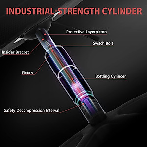 Dowinx Office Replacement Cylinder,Gas Lift Cylinder Universal Size Fits Most Chair,Class 4 Hydraulic Pneumatic Piston Heavy Duty 450Lbs