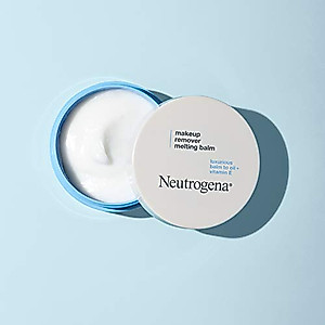 Neutrogena Makeup Remover Melting Balm to Oil with Vitamin E, Gentle and Nourishing Makeup Removing Balm for Eye, Lip, or Face Makeup, Travel-Friendly for On-the-Go, 2.0 ounces