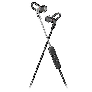 Plantronics BackBeat FIT 300 Sweatproof Sport Earbuds, Wireless Headphones, Black/Grey