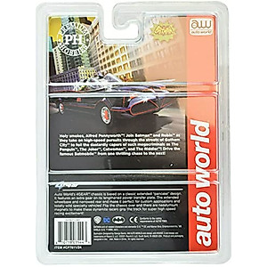 Auto World x Premium Hobbies Blue Comic Book 1966 Batman Batmobile HO Scale Slot Car CP7811