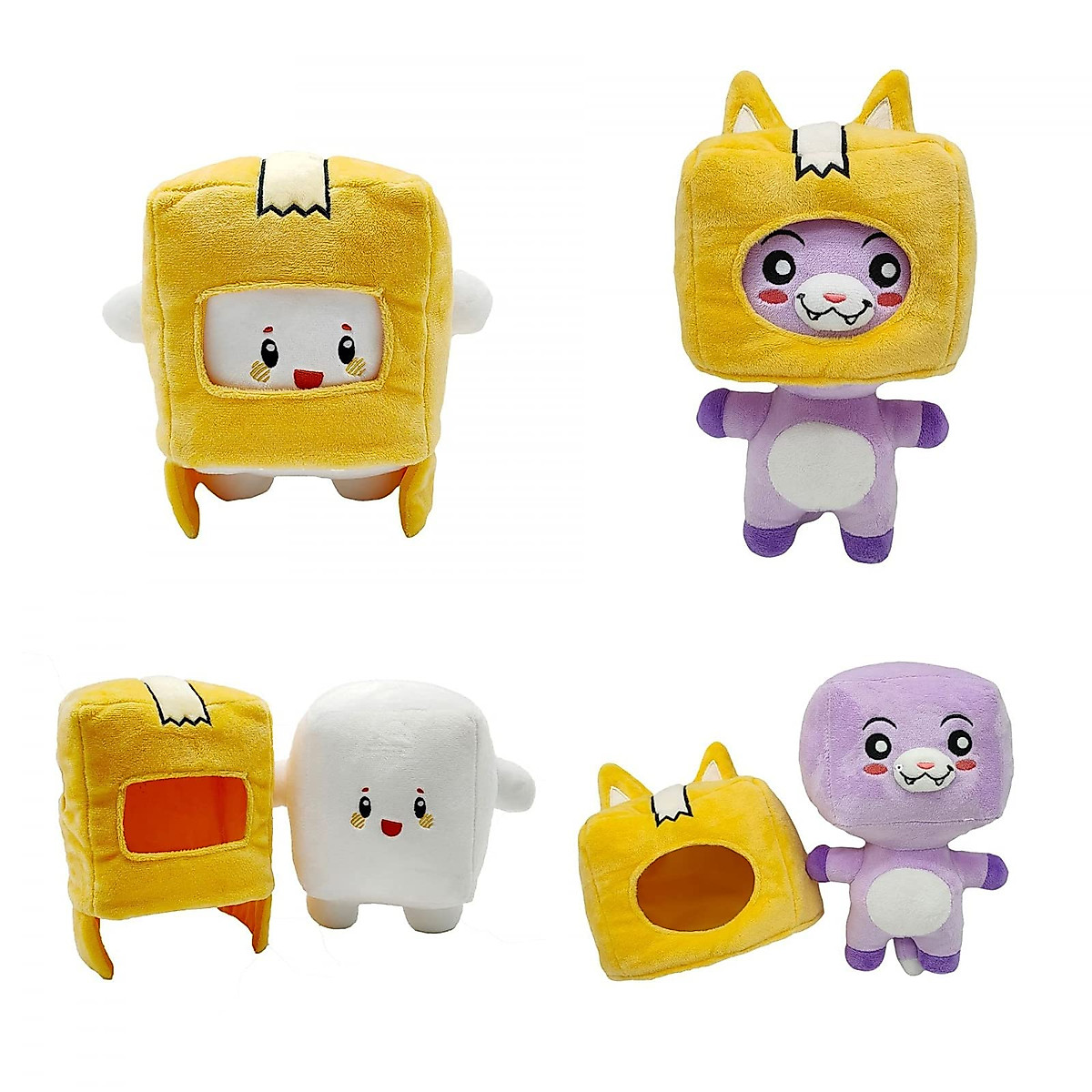 SB Goods 3 Pack Plush, Detachable Plush, Detachable Plush for Fans and Kids