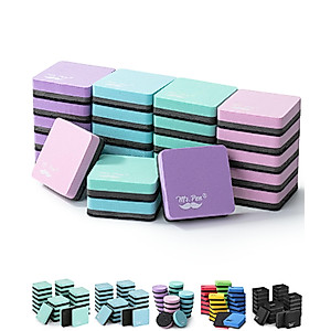 Mr. Pen- Mini Dry Erase Eraser, 24 Pack, Pastel Colors, Magnetic Dry Eraser, Whiteboard Eraser, Dry Erasers for Whiteboard, Magnetic Dry Erase Eraser, Dry Erase Board Erasers, Whiteboard Erasers