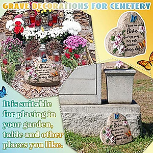 Jetec Sympathy Gift Memorial Garden Stone Decor Those We Love Don't Go Away Memorial Gifts Bereavement Gifts in Memory of Loss of Loved One Condolence Gifts for Outdoors