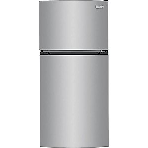 Frigidaire FFHT1425VV 28 Inch Freestanding Top Freezer Refrigerator (Brushed Steel), 13.9 cu.ft.