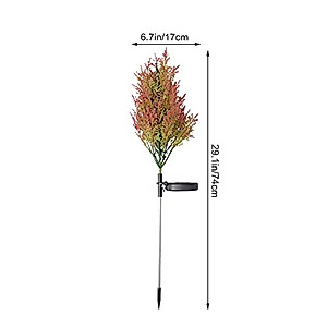 1pc Christmas Tree lamp Solar Ground Lights Solar Lights Solar Sidewalk Lights Solar Stake Light Lawn lamp Garden Stake Light Solar Pathway Lights Plastic Earth Tones Plate