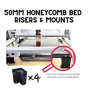 Honeycomb Cutting Bed Feet for Raising Your Honeycomb Bed Off of Your Waste Board