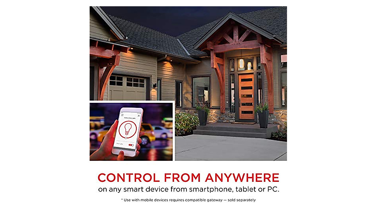 UltraPro Z-Wave Smart Toggle Light Switch with QuickFit & SimpleWire