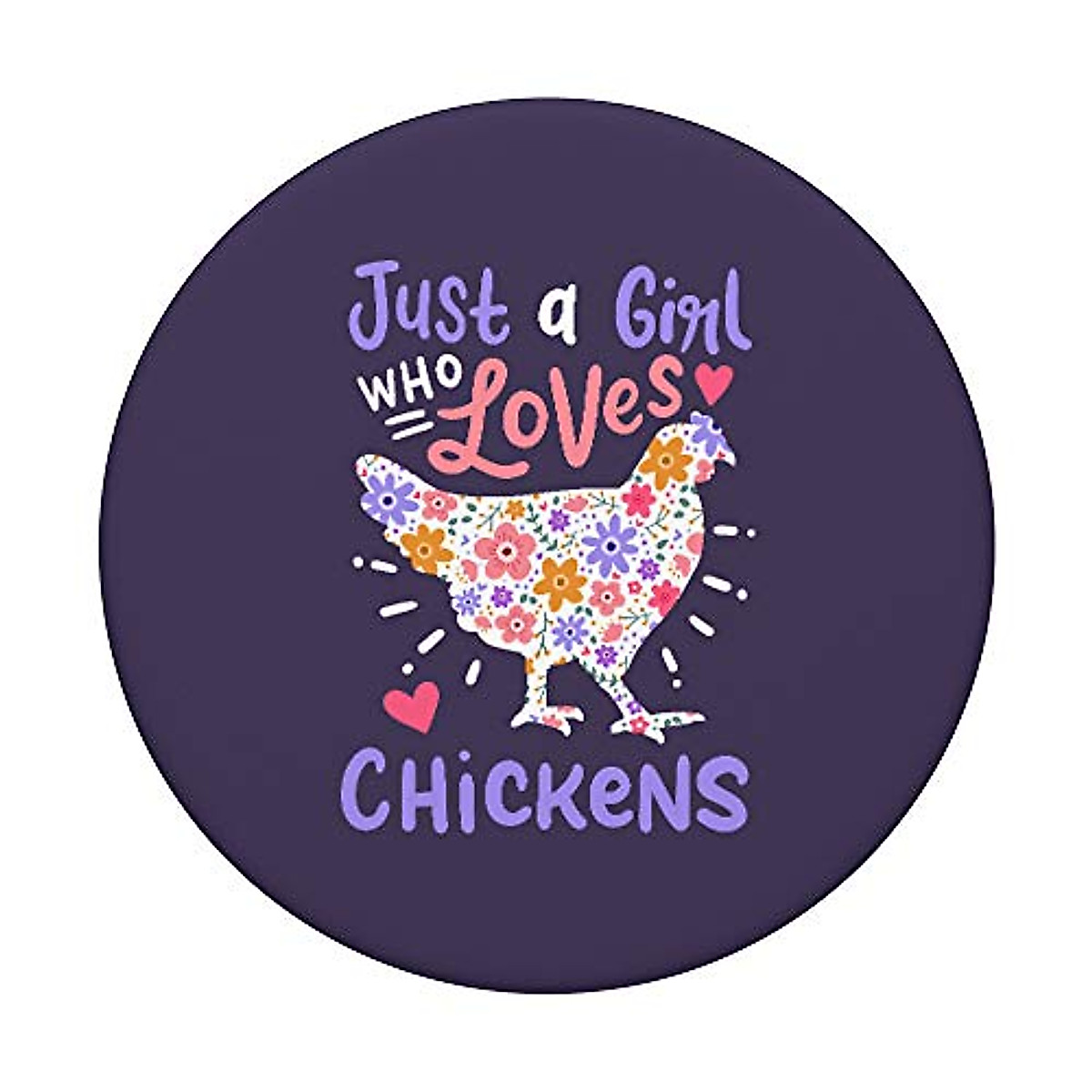 Chicken Hen Love Cute Funny Gift PopSockets PopGrip: Swappable Grip for Phones & Tablets