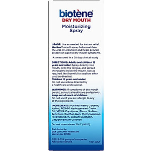 Biotene Moisturizing Mouth Spray 1.5 fl oz (Pack of 2)