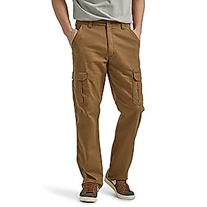 Wrangler Authentics Men's Relaxed Fit Stretch Cargo Pant, Kangaroo