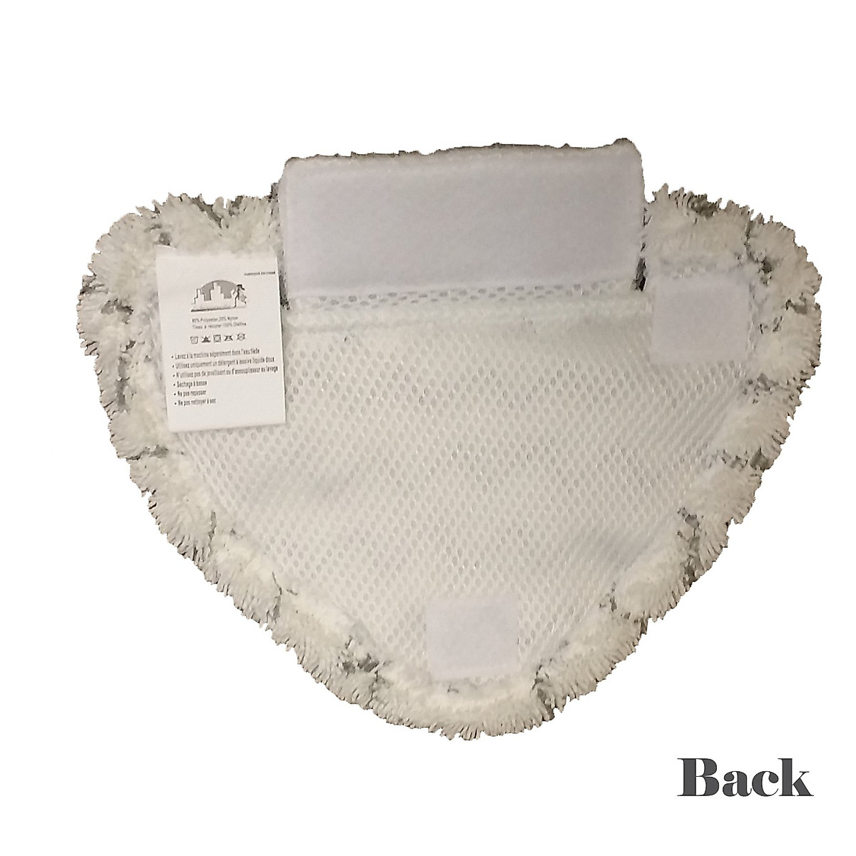 Eshoppercity Triangle Replacement Pads for Shark Genius Touch Free Steam Mop Washable Lift Away S6001 S6002 S6003 3973 S5001 S5002 (5)