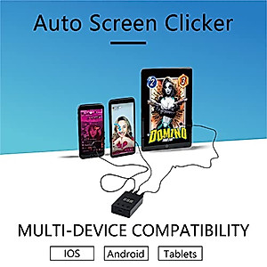Auto Clicker For iphone ipad:Adjustable Speed Physical Clicker,Simulated Finger Continuous Clicking,Phone Auto Digital Display Clicker for Android IOS,Suitable for TIk Tok Live,Gaming, Reward Tasks（ Four Powerful Click Modes） (C3)