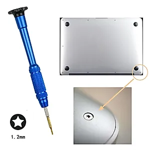 Precision P5 Pentalobe Screwdriver 5 Point Star 1.2mm Screwdriver(TS4) (PL4) for MacBook back panel screws