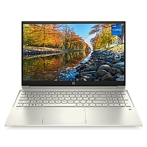 Newest HP 15 Pavilion Laptop, 15.6" Full HD Touchscreen, Intel Core i7-1165G7 Quad-Core Processor, 64GB RAM, 1TB PCIe SSD, Backlit Keyboard, Webcam, HDMI, Wi-Fi 6, Bluetooth, Windows 11 Home, Gold