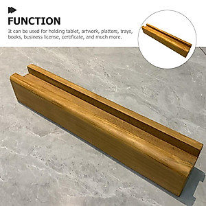 OSALADI Full Body Mirror Stand Wooden Artwork Rack Full Length Mirror Holder Wood Display Mount Display Support Base Floor Mirror Bracket