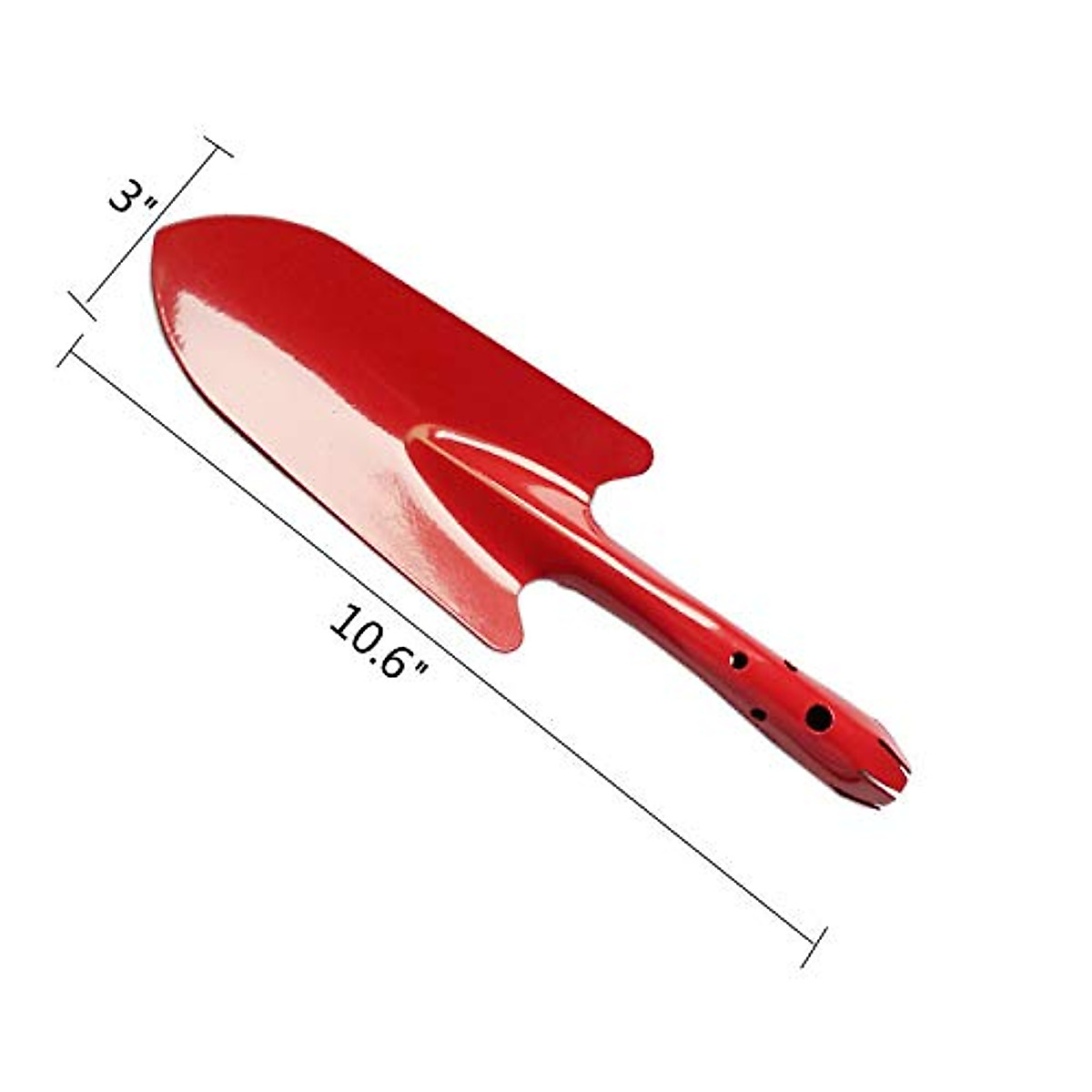 Newflager Mini Colorful Metal Hand Shovel, Trowel Set Garden Tools for Flower Soil Planting Digging Transplanting - Ideal Gardening Gift for Kids (Pack of 5)