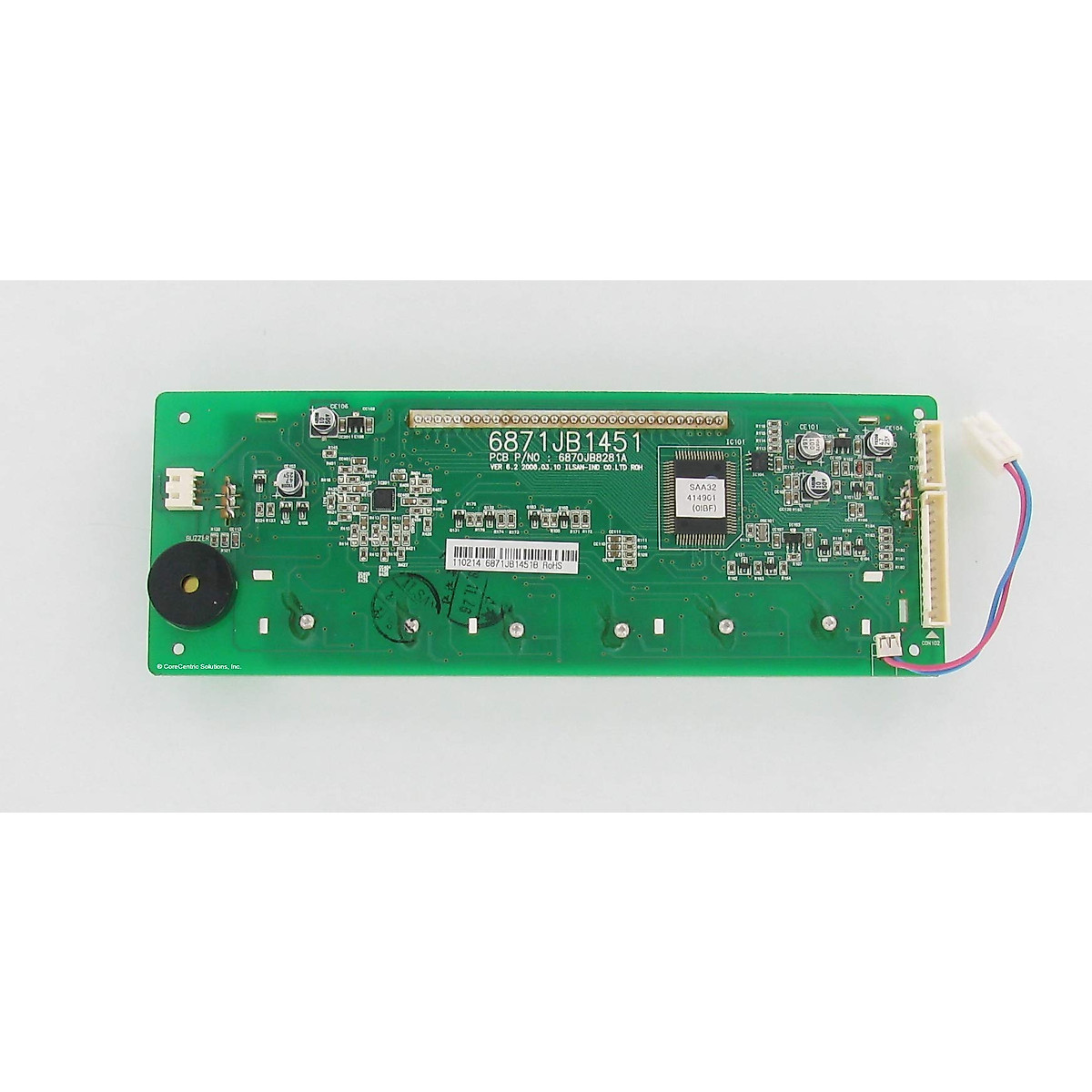 CoreCentric Remanufactured Refrigerator Control Board Replacement for LG 6871JB1451B