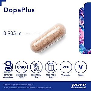 Pure Encapsulations DopaPlus | PureSYNAPSE Supplement to Support Dopamine Production, Daily Mental Function, and Sharpness* | 180 Capsules