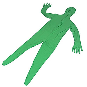 Fotoconic Chromakey Body Suit Green Bodysuit for Photo Video Photography Effect, Spandex Stretch Fit for 170cm to 190cm Height