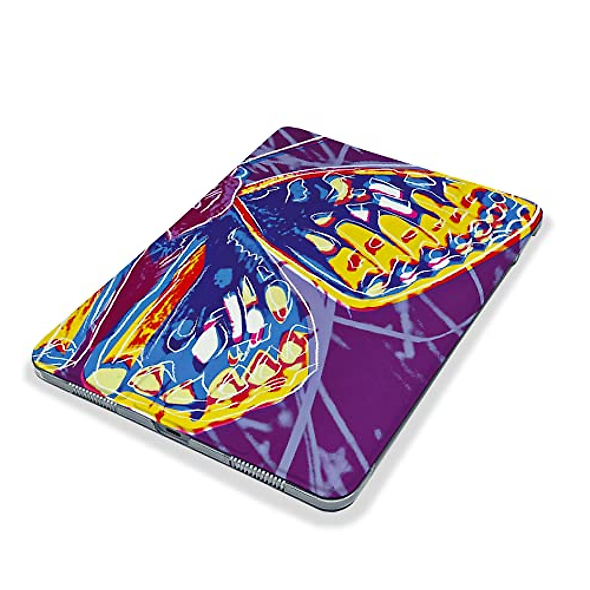 Kawaii Purple Monarch Butterfly case Compatible with iPad Mini Air Pro 7.9 8.3 9.7 10.2 10.9 11 12.9 inch Pattern Cover New 2022 2021 Trifold Stand 3 4 5 6 7 8 9 Generation (11" iPad Pro 1/2/3 gen)