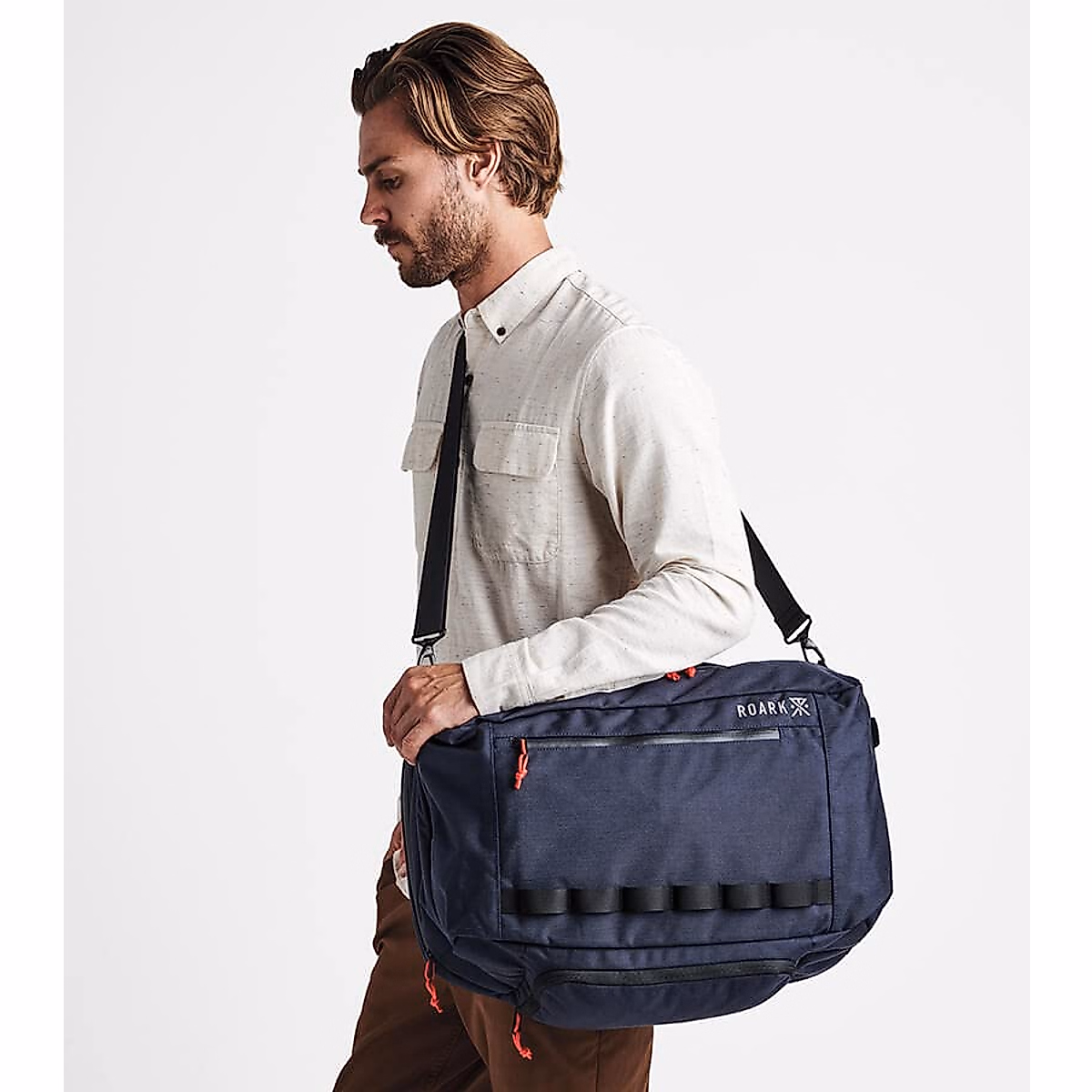 Roark 3 Day Fixer 35 L Backpack, Multi-Day Travel Pack with Laptop Storage, Blue