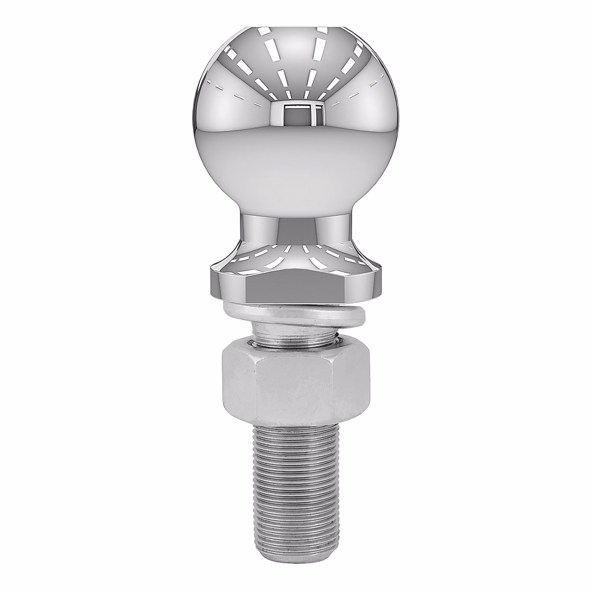 CURT 40021 Chrome Trailer Hitch Ball, 6,000 lbs, 2-5/16-Inch Diameter, 1 x 3-Inch Shank