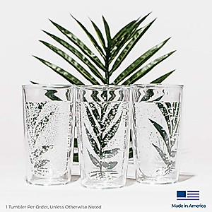 Tervis Kelly Ventura Crystal True Blue Collection Made in USA Double Walled Insulated Tumbler Travel Cup Keeps Drinks Cold & Hot, 16oz 4pk, Assorted