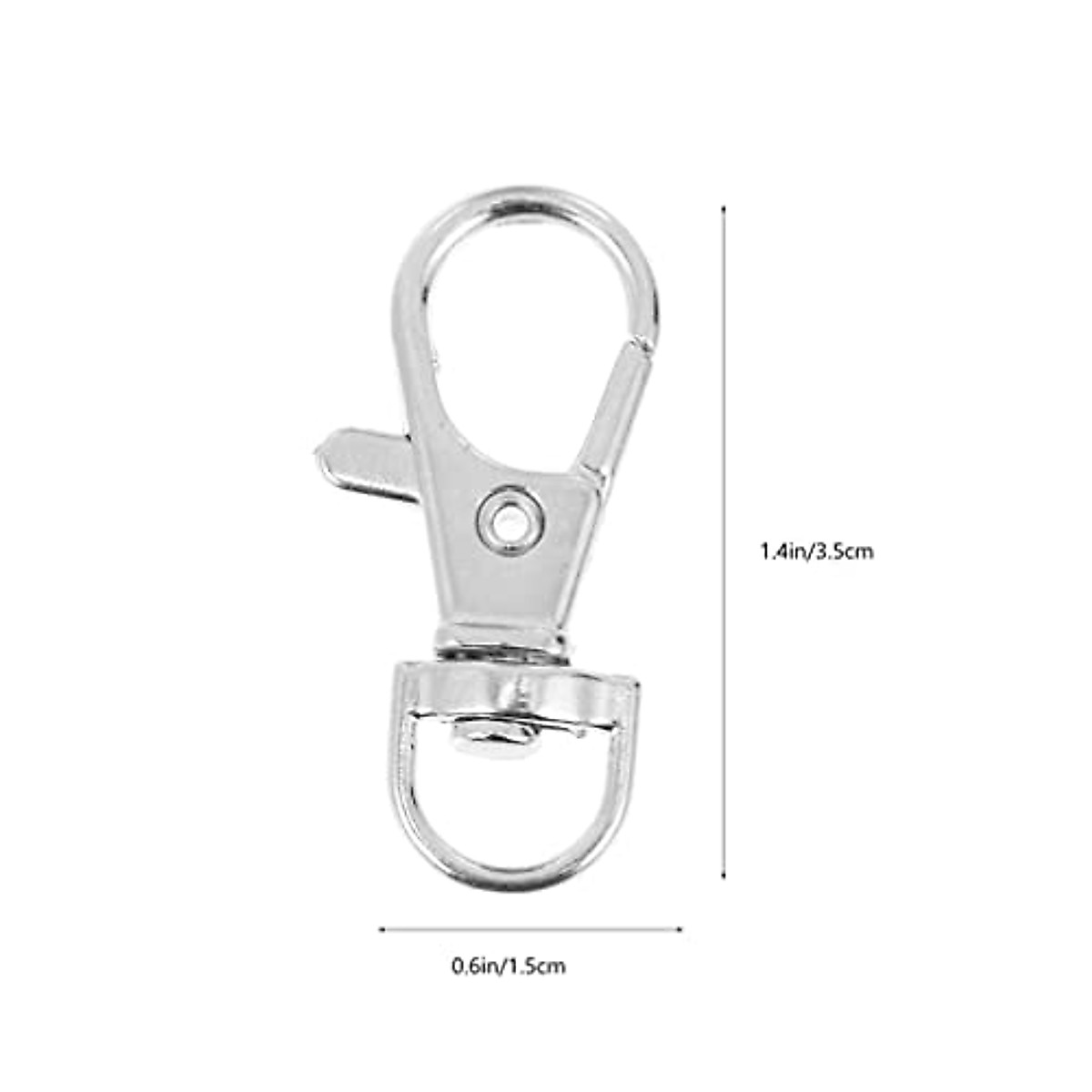 Ipetboom Puppy Cage Birds Cage Metal Hook Clip 40Pcs Trigger Snap Hooks Anti- Escape Pet Bird Cage Door Buckle Lock Claw Trigger Open Birds Cage Accessories Multitool Key