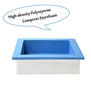 PROMOTOR Double Recessed Shower Niche, Waterproof Ready for Tile Shampoo Shelf Bathroom Shelf Organizer Storage For Shampoo & Toiletry Storage