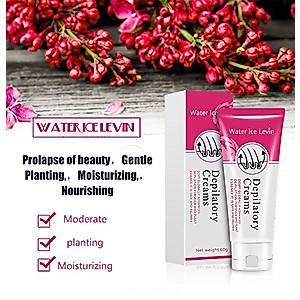 Hair Removal Cream water ice levin Depilatory Cream Used on Bikini,Underarm,Chest, Back, Legs and Arms for Men and Women,Simple and fast