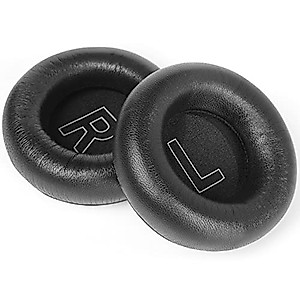 YunYiYi Sheepskin Leather Replacement Earpads Compatible with B&O Beoplay H9i H9 H7 Headphones (Not Compatible with B&O H9 3rd Gen, ) Parts Memory Foam Ear Cushions (Black Sheepskin)