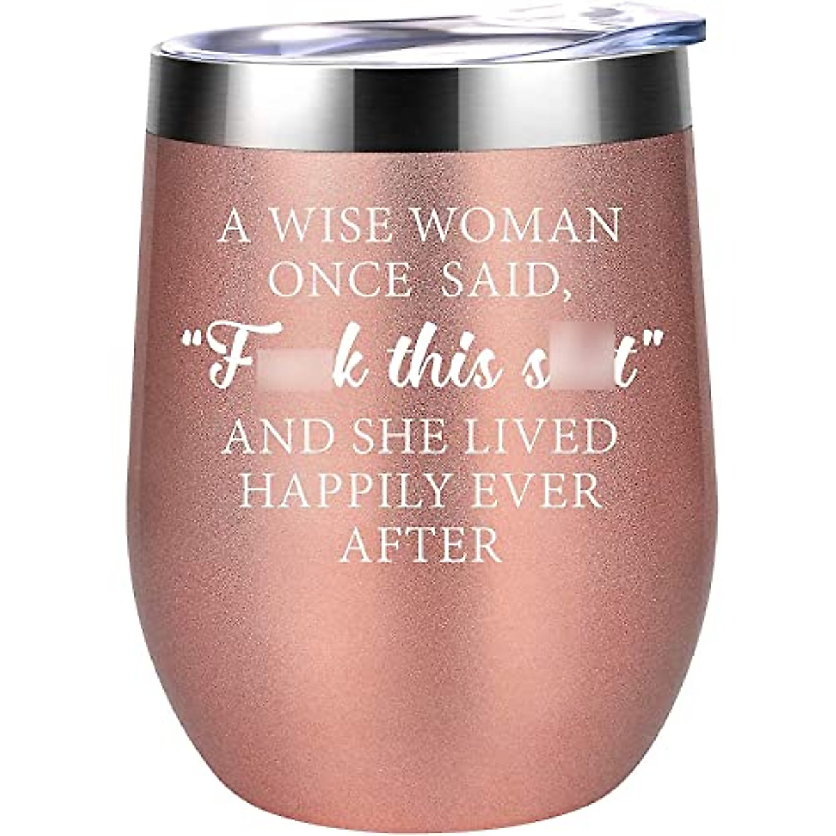 Coolife Funny Wine Tumbler - New Beginnings Gifts for Women, Drinking Gifts, Retirement, Cool Mothers Day, Birthday Gifts for Women Best Friend Coworker Her Mom Wife Sister, Fun Wine Cups