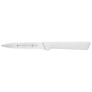 Mundial SCW0547-4E - 4 in Serrated Paring Knife, Set of 3 with White Handle