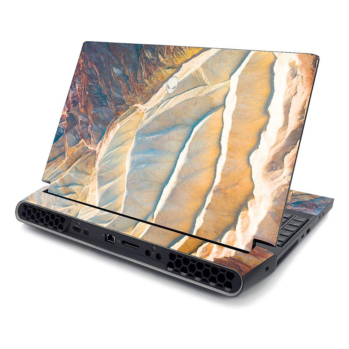 MightySkins Skin Compatible with Alienware Area-51M 17" (2019) - Rocky Side | Protective, Durable, and Unique Vinyl Decal wrap Cover | Easy to Apply, Remove, and Change Styles | Made in The USA