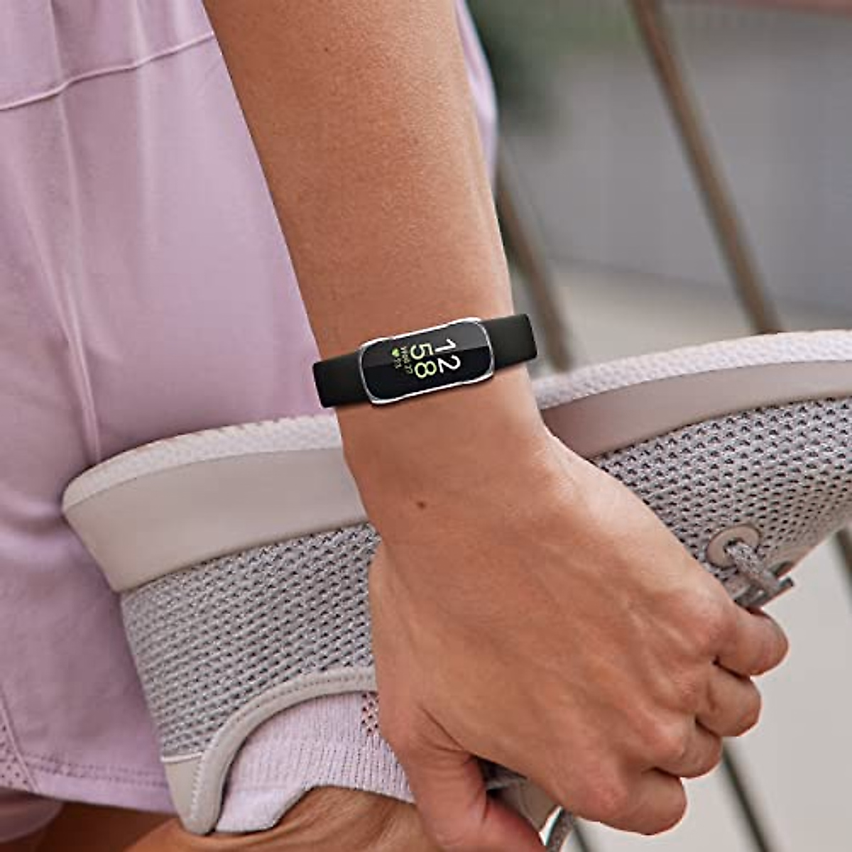 NANW 3-Pack Screen Protector Compatible with Fitbit Inspire 3, TPU Rugged Bumper Case Cover All-Around Protective Plated Bumper Shell Accessories for Inspire 3 Smartwatch