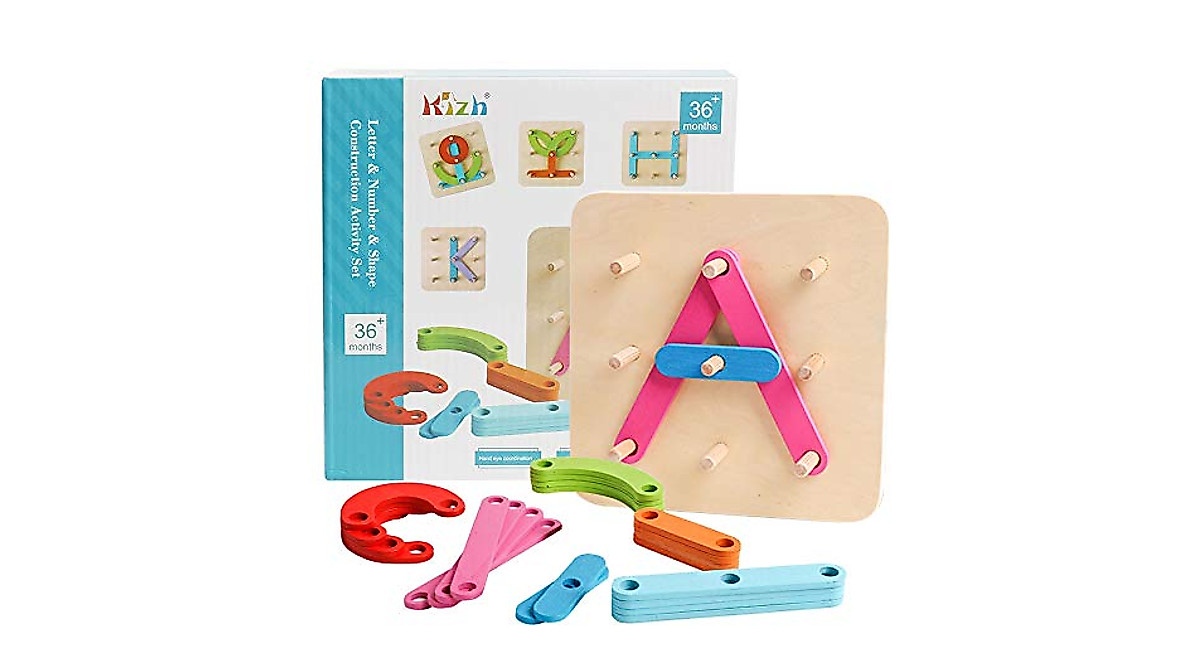 Kizh Educational Wooden Construction Activity Set